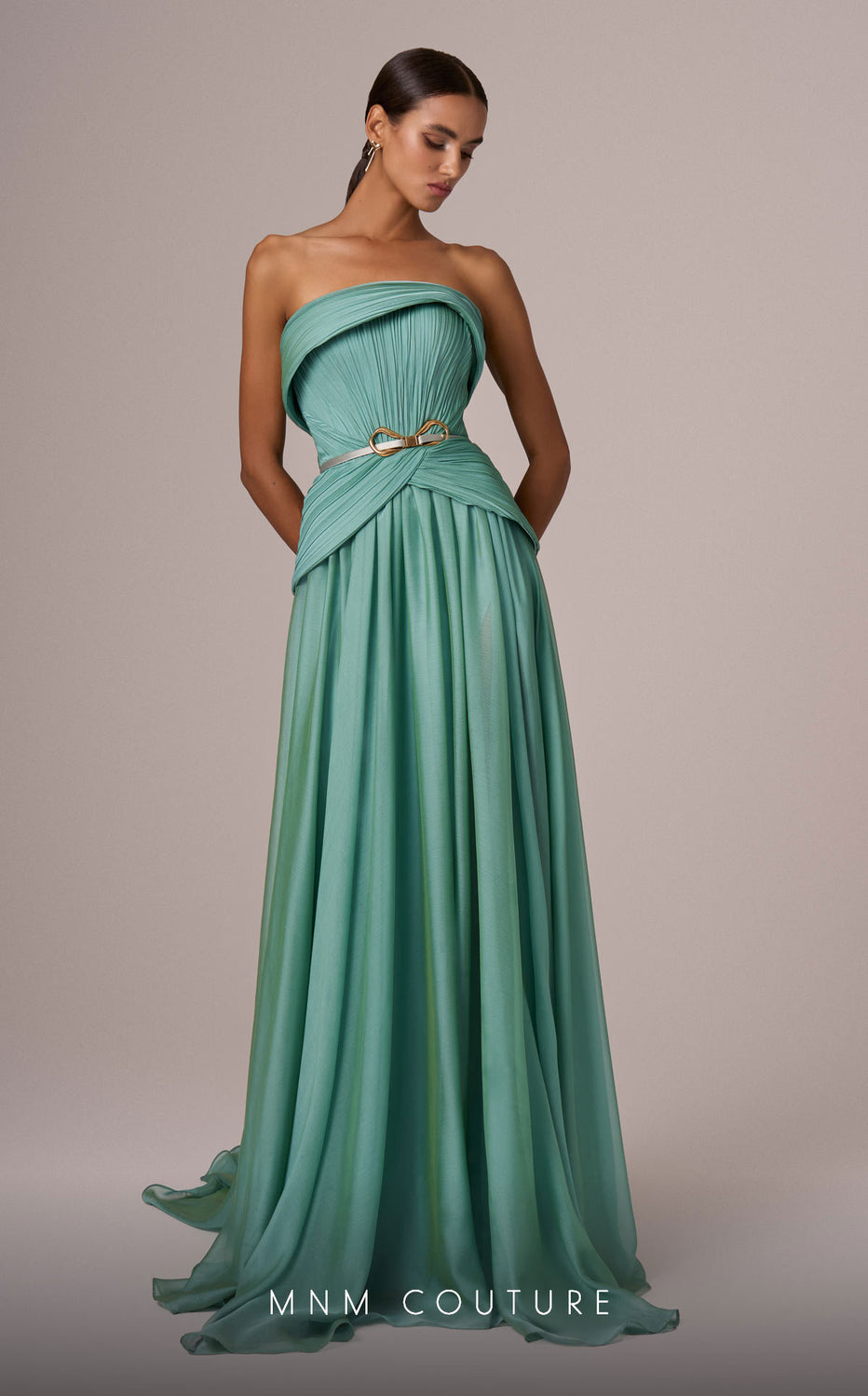 MNM Couture E0082 Elegant Flowy A-Line Evening Gown – Mia Bella Couture