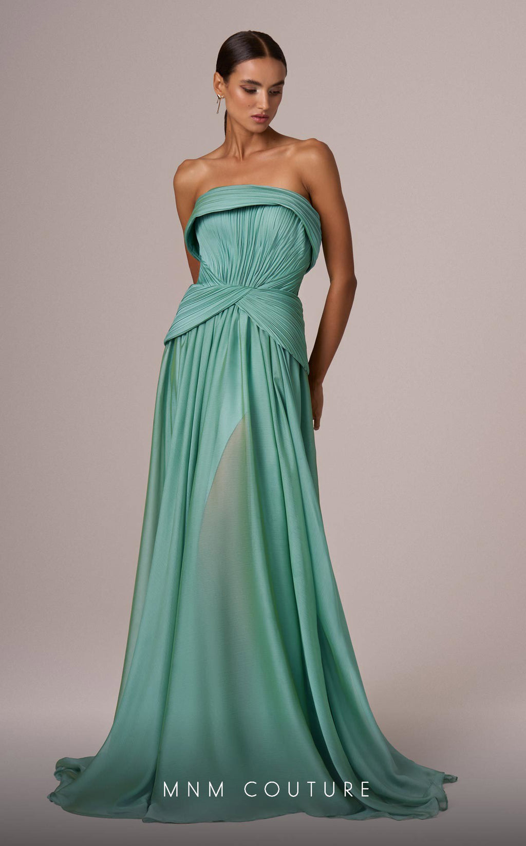MNM Couture E0082 Elegant Flowy A-Line Evening Gown – Mia Bella Couture