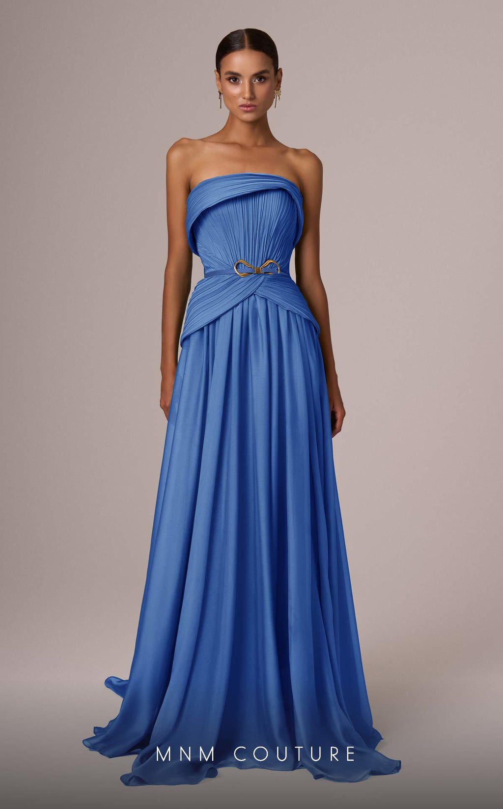 MNM Couture E0082 Elegant Flowy A-Line Evening Gown – Mia Bella Couture
