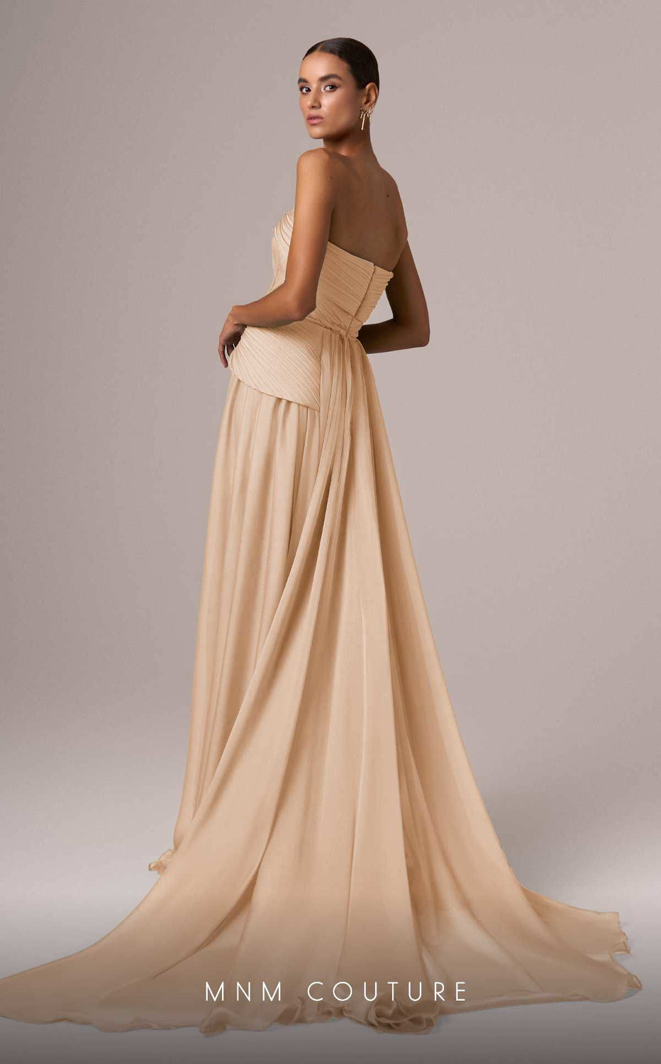 MNM Couture E0082 Elegant Flowy A-Line Evening Gown – Mia Bella Couture
