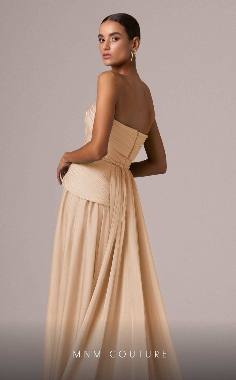 MNM Couture E0082 Elegant Flowy A-Line Evening Gown – Mia Bella Couture